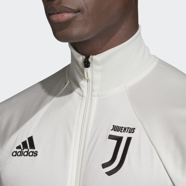 Adidas Juventus Icon Jacket - Core White - Football Shirt Culture ...