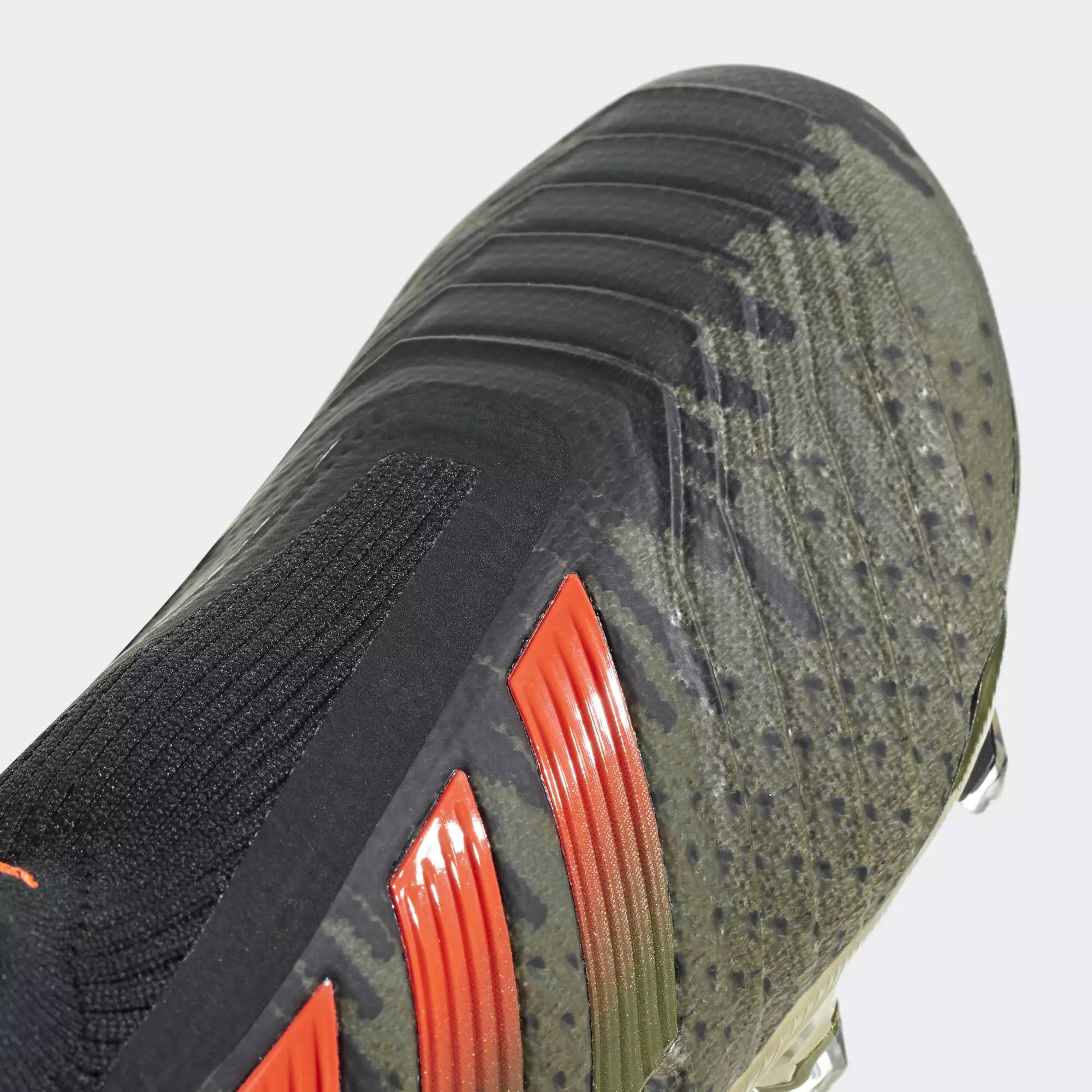 Adidas Paul Pogba Predator 18+ Firm Ground Boots - Olive Cargo / Core ...