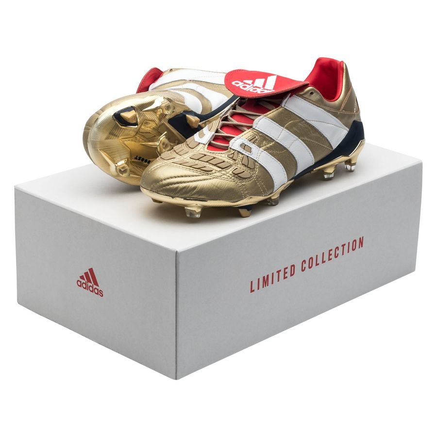 Adidas Predator Accelerator FG Zinedine Zidane Boots - Gold Met / Ftwr ...