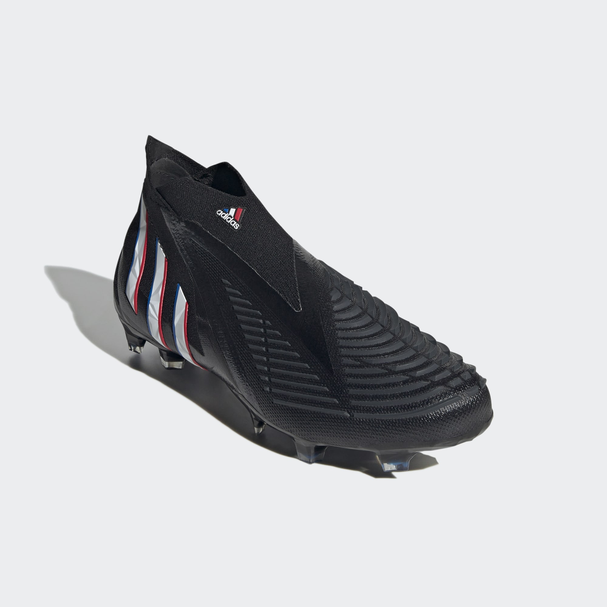 Adidas Predator Edge+ FG Edge of Darkness - Core Black / Cloud White ...