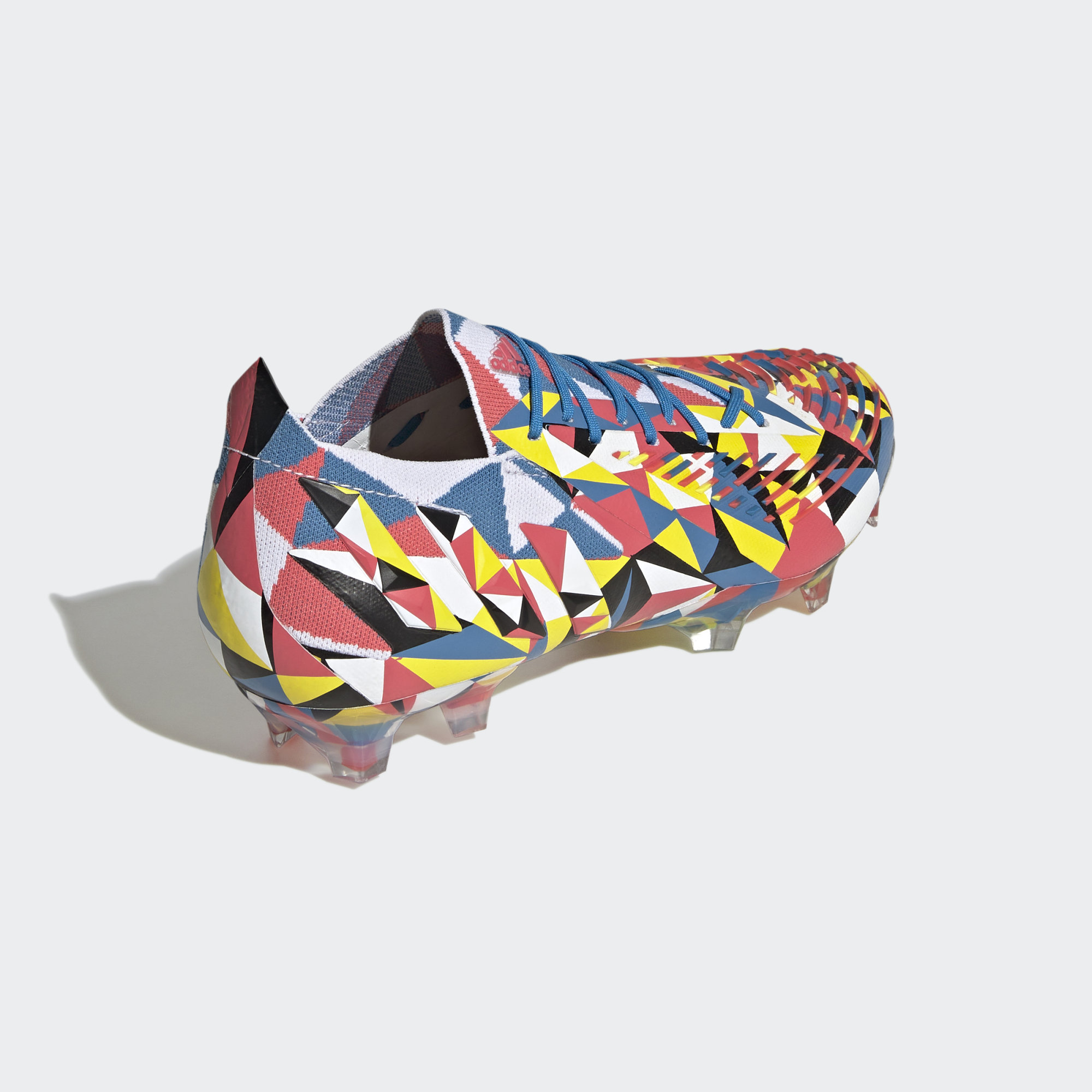 Adidas Predator Edge Geometric.1 FG - Bright Blue / Team Yellow / Solar ...