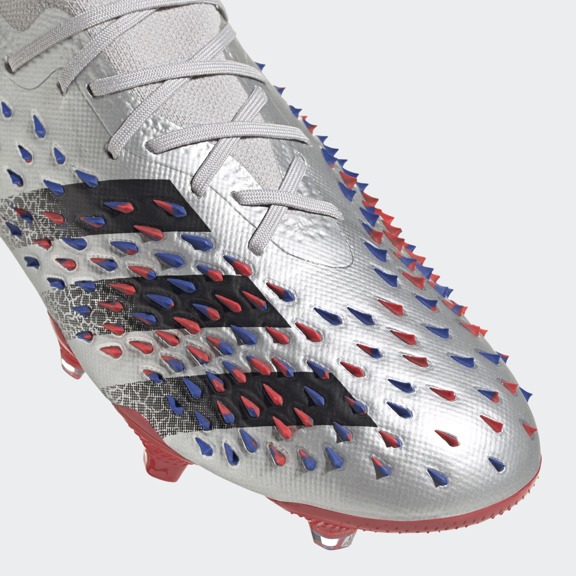Adidas Predator Freak.1 FG Showpiece - Silver Metallic / Core Black ...