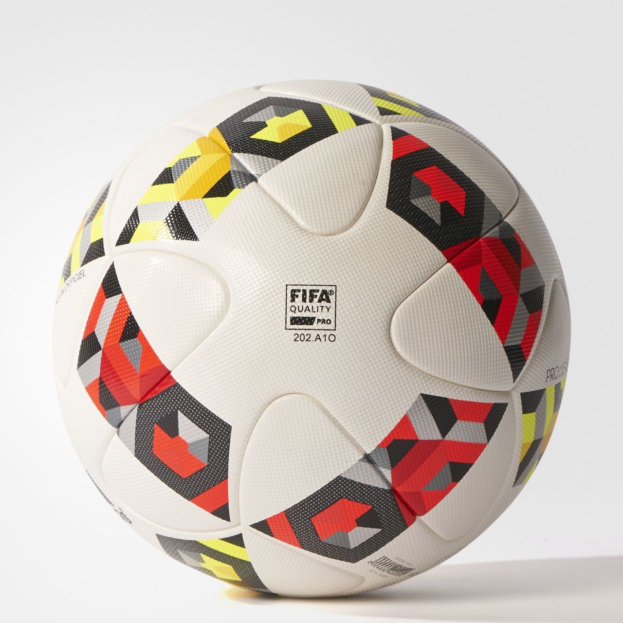 Adidas Pro Ligue 1 OMB - White / Solar Red / Solar Yellow - Football ...