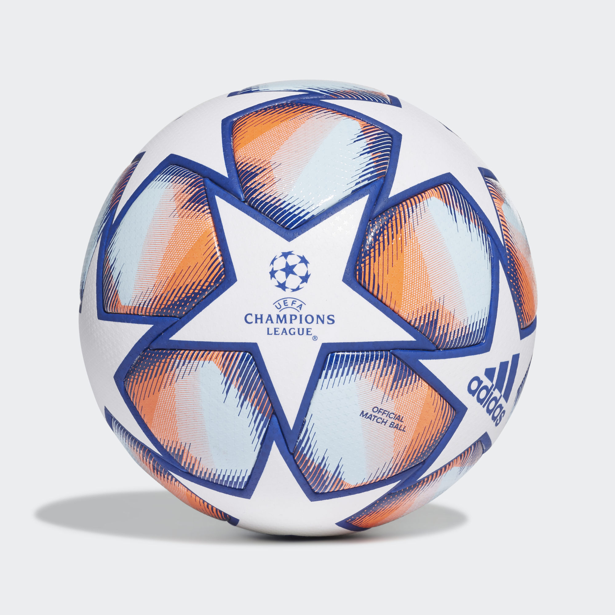 Adidas UCL Finale 20 Pro Football - White / Royal Blue / Signal Coral ...