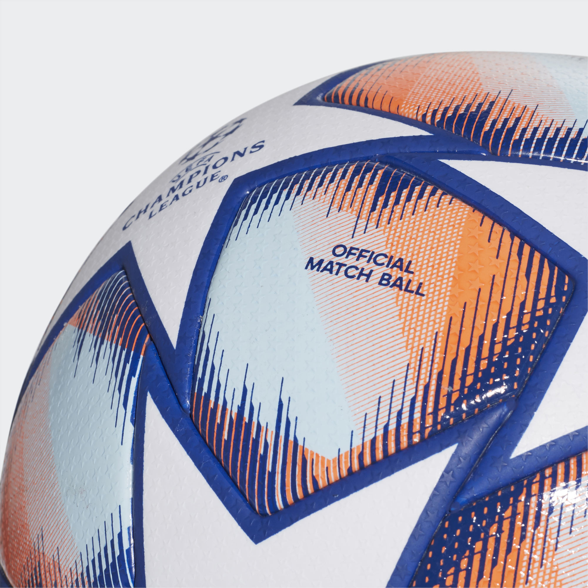 Adidas UCL Finale 20 Pro Football - White / Royal Blue / Signal Coral ...