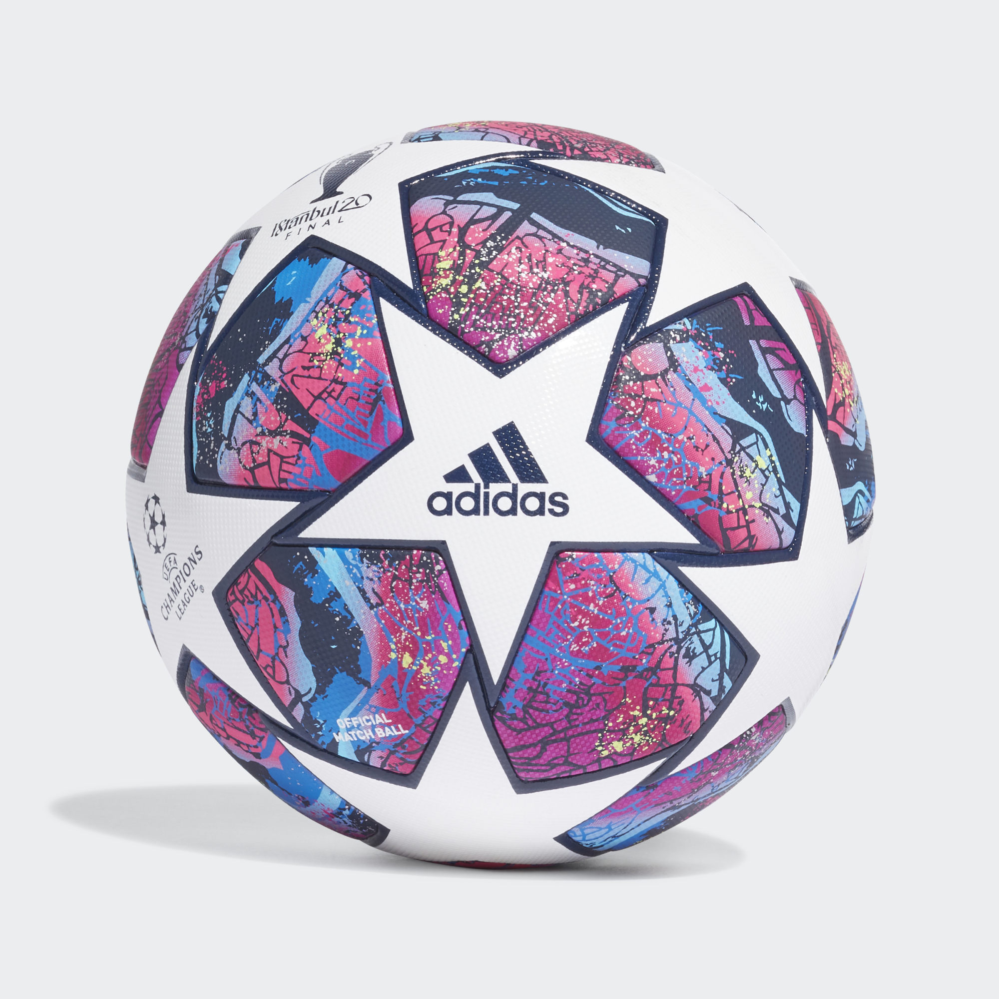 Adidas UCL Finale Istanbul Pro Football - White / Pantone / Collegiate ...