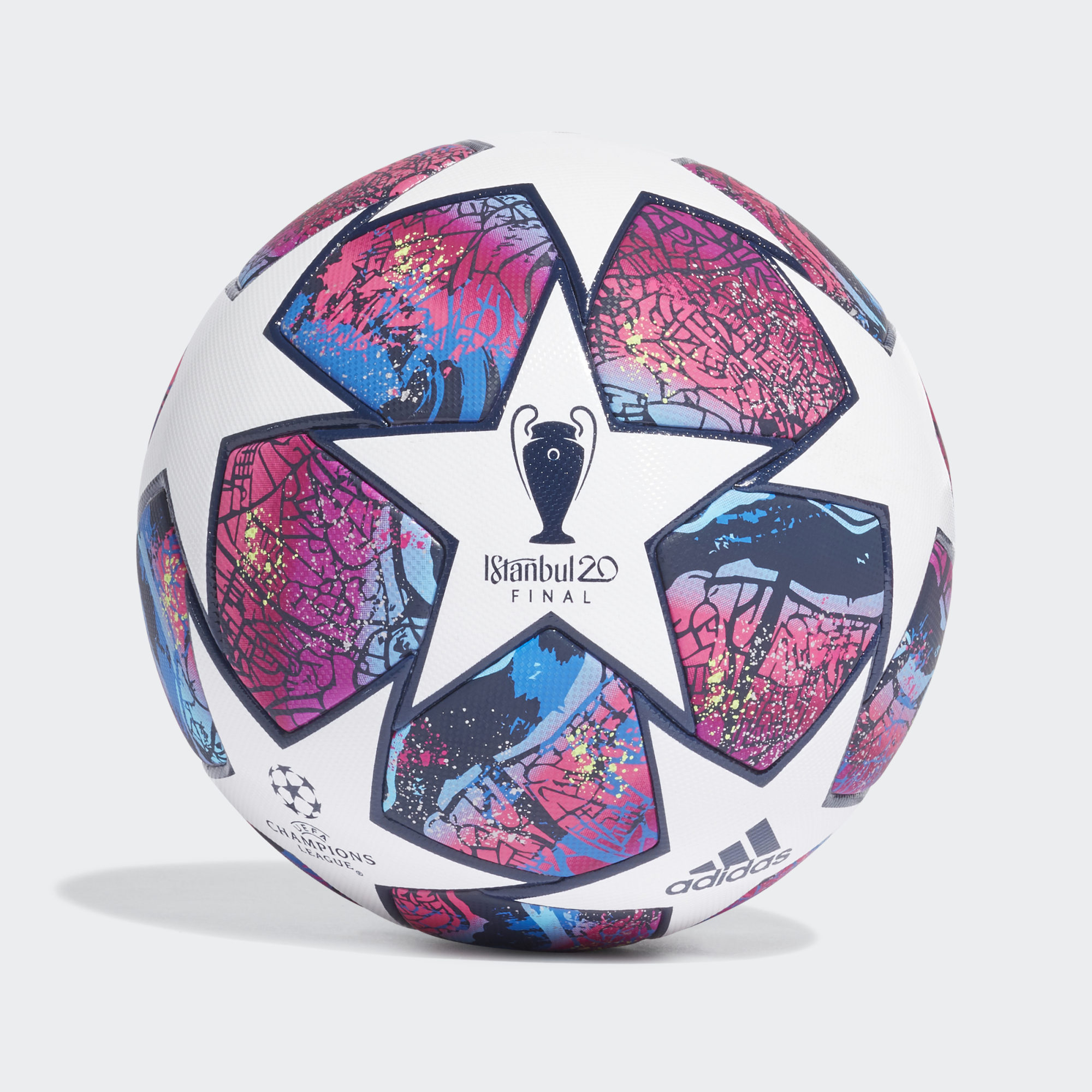 Adidas UCL Finale Istanbul Pro Football - White / Pantone / Collegiate ...