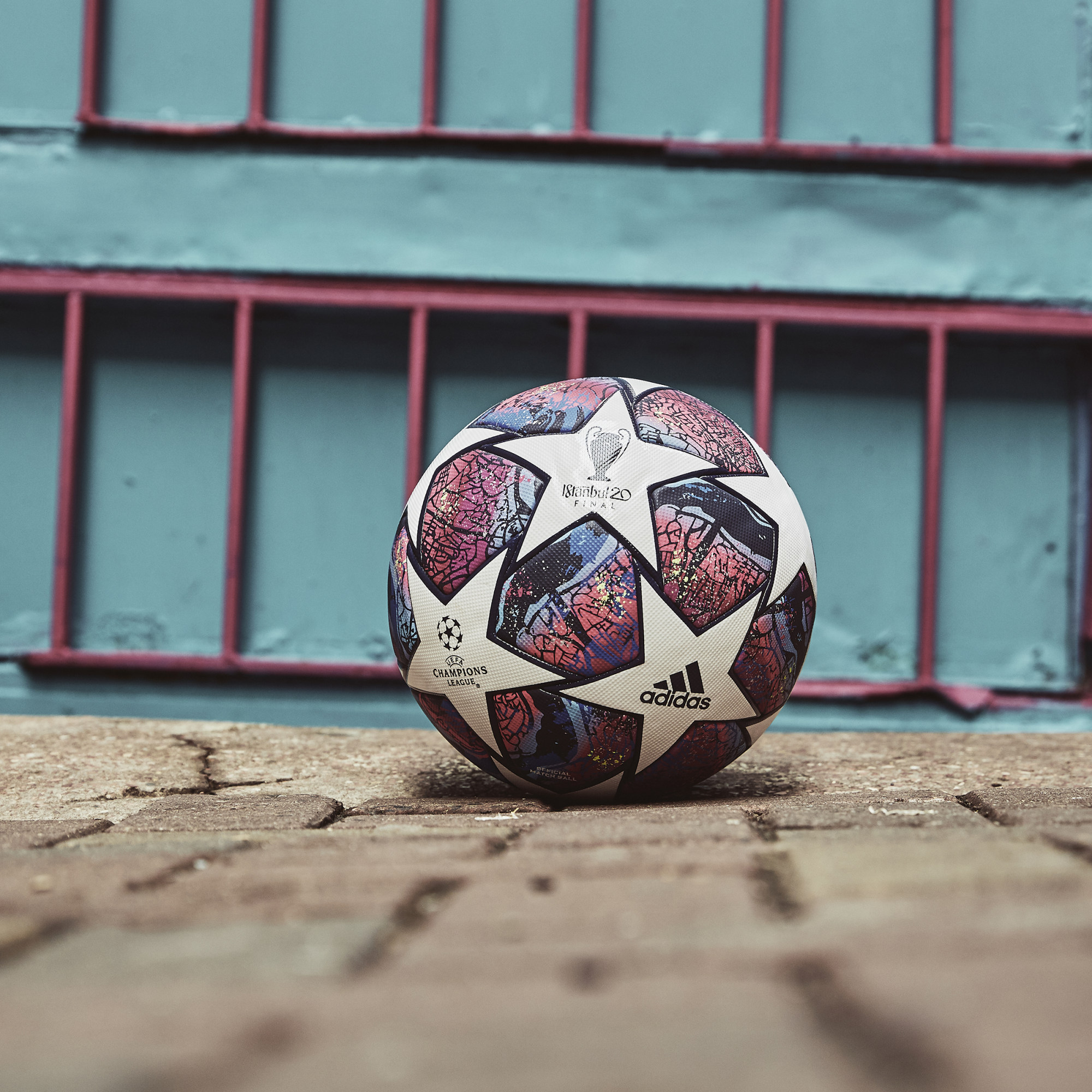 Adidas UCL Finale Istanbul Pro Football - White / Pantone / Collegiate ...