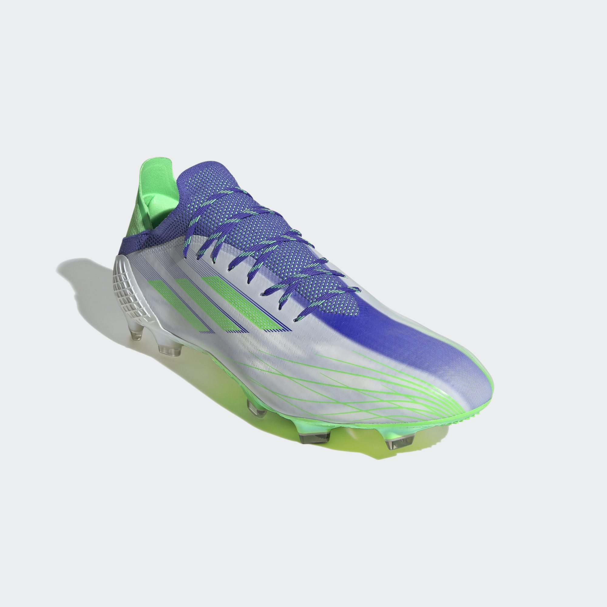 Adidas X Speedflow.1 Adizero FG Prime X - Cloud White / Screaming Green ...