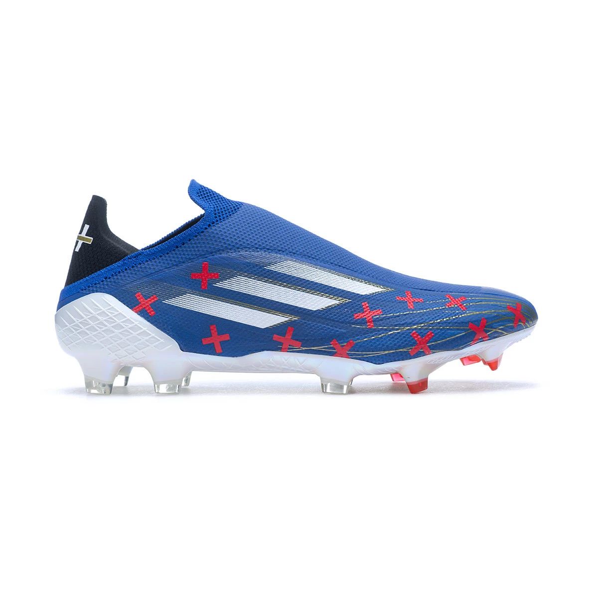 Adidas X Speedflow+ FG 11/11 - Bold Blue / White / Vivid Red - Football ...