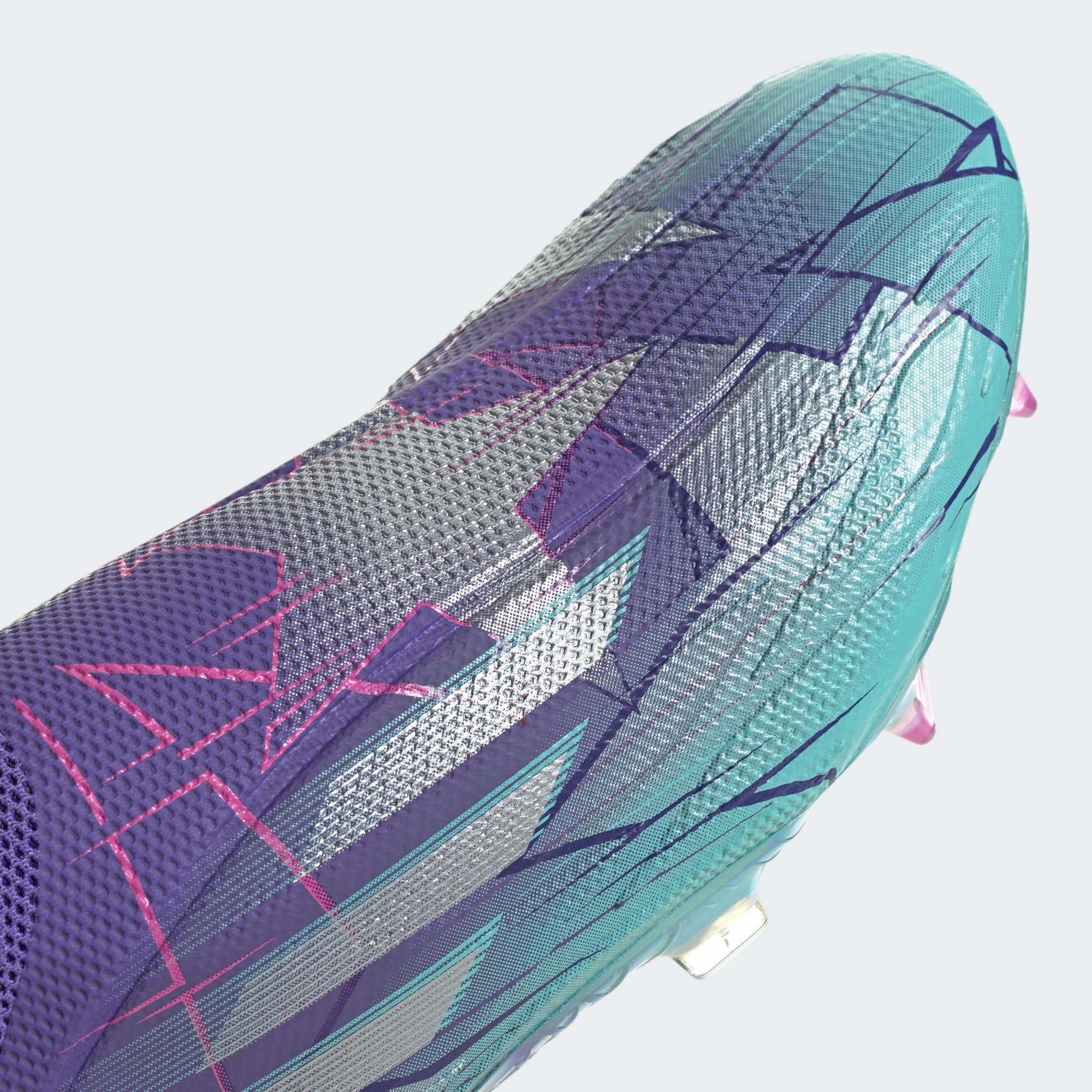 Adidas X Speedflow+ FG Champions Code - Purple Rush / Silver Metallic ...