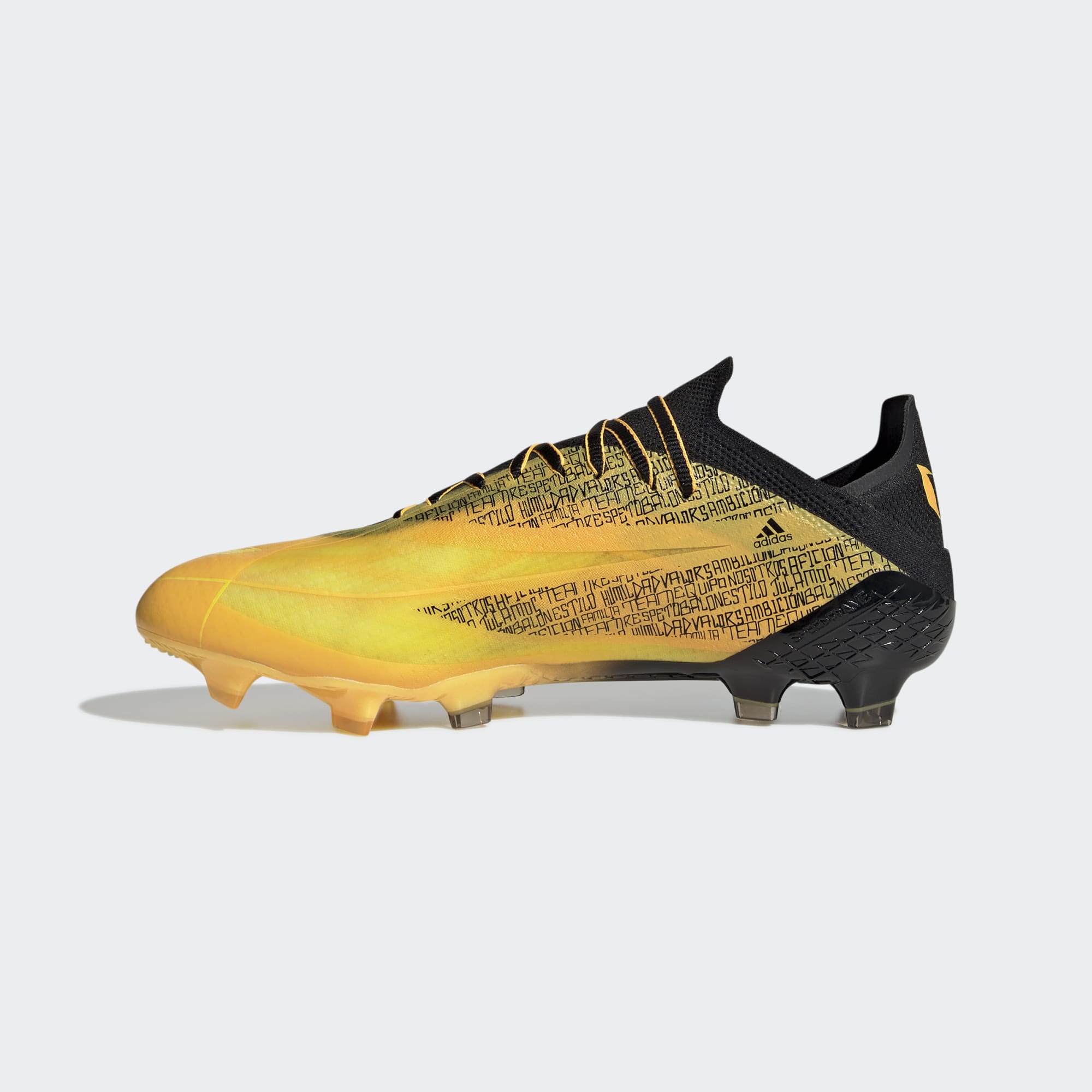 Adidas X Speedflow Messi.1 FG Mi Historia - Solar Gold / Core Black ...