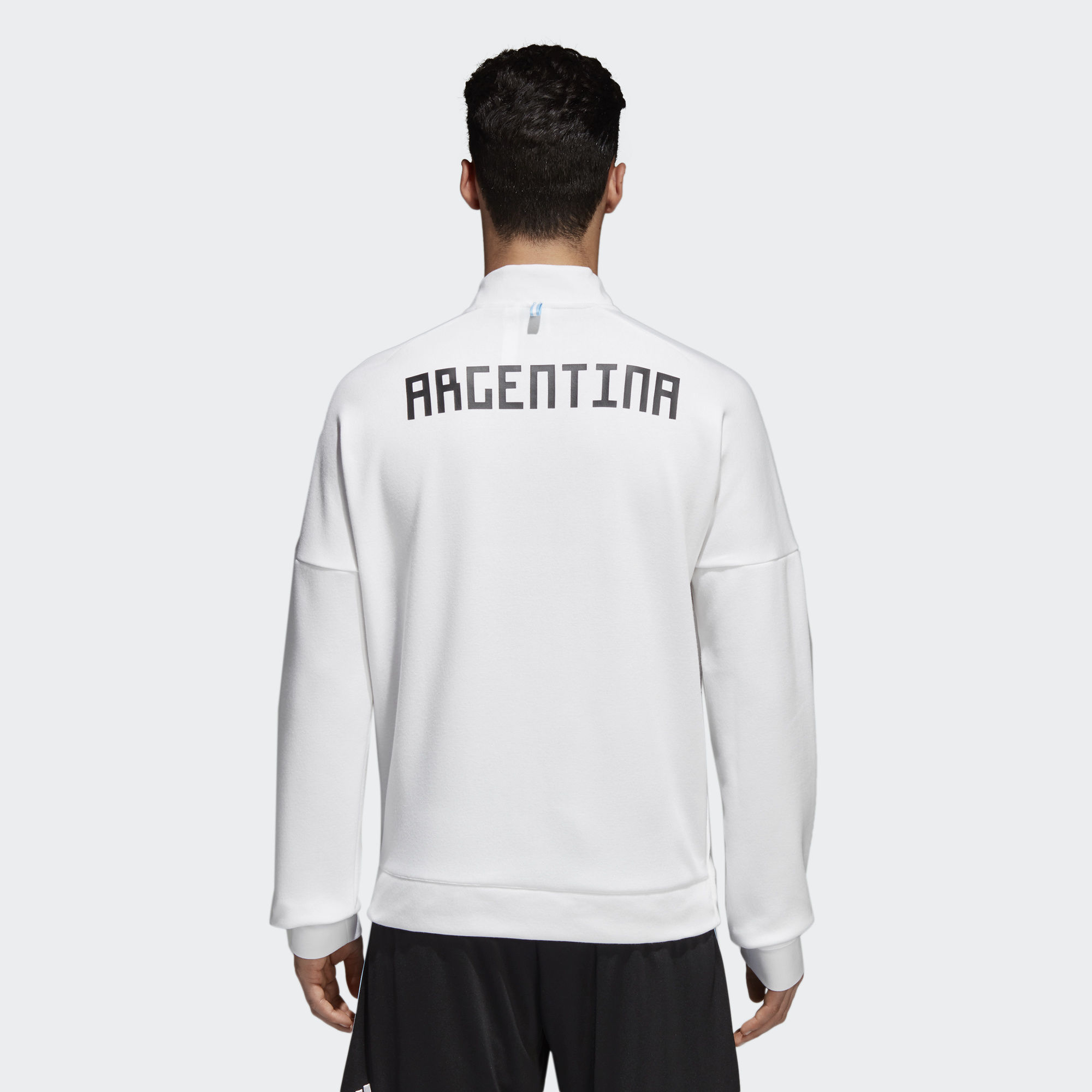 Argentina 2018 Adidas Z.N.E. Jacket - White - Football Shirt Culture ...
