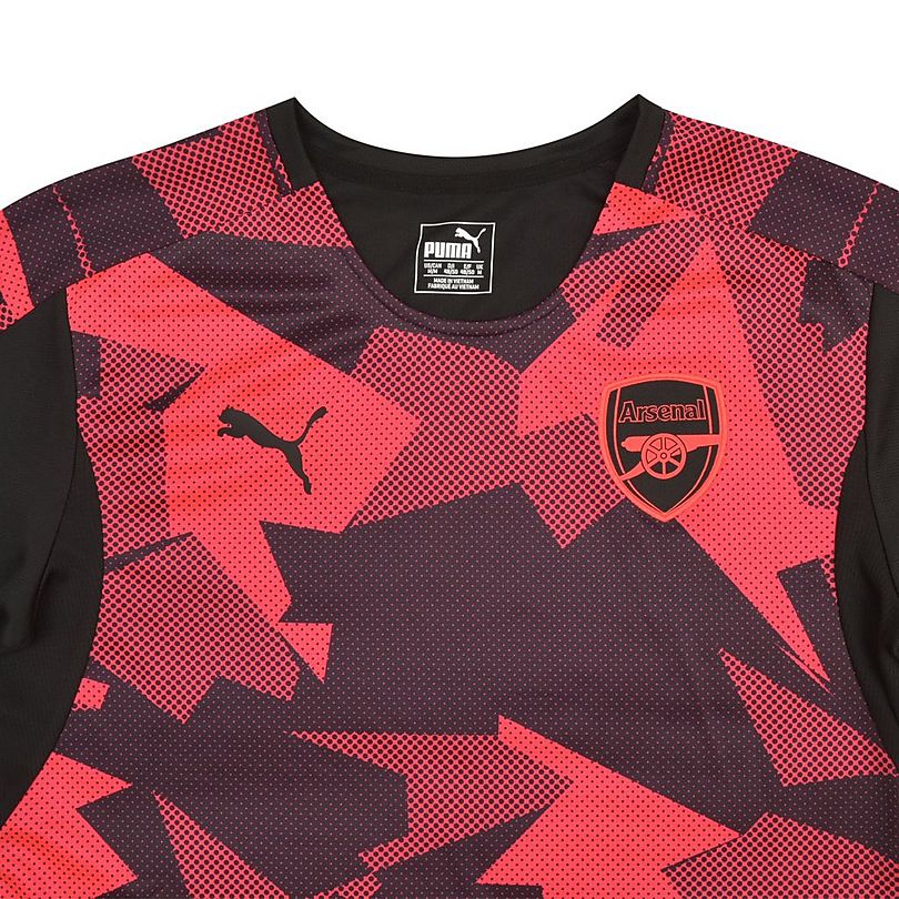 Arsenal 17/18 Third Camo Stadium Shirt - Puma Black / Bright Plasma ...