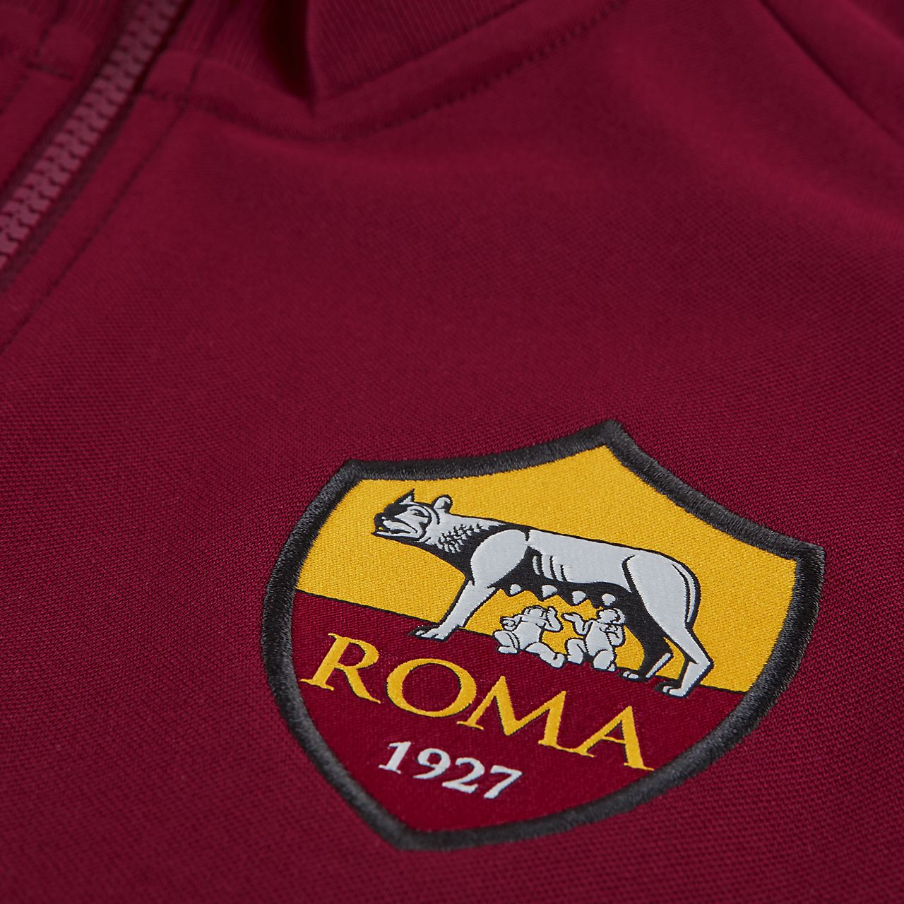 Nike A.S. Roma 19/20 Jacket - Team Red / Team Red / Team Red ...