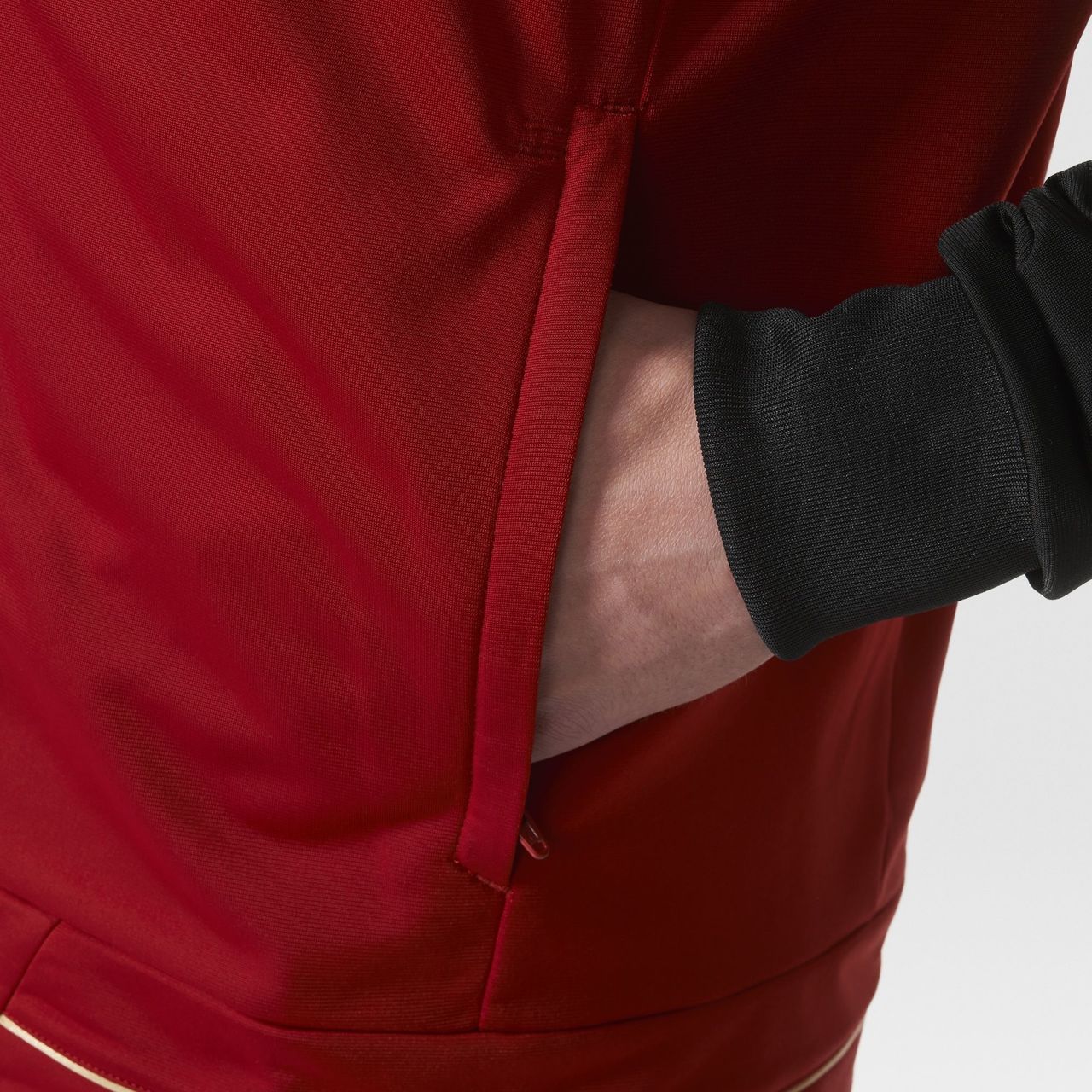 Atlanta United 2017 Adidas Anthem Jacket - Black / Victory Red / Light ...