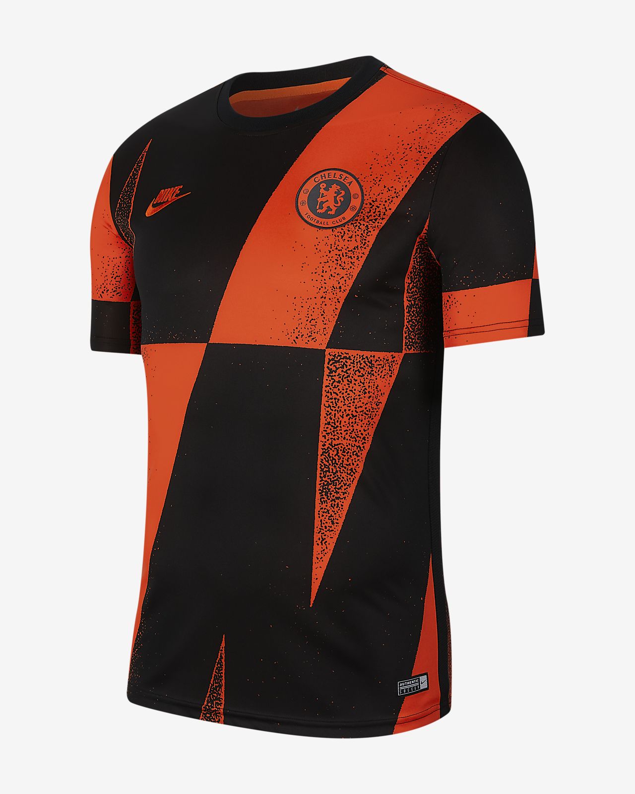 Chelsea Football Top - Rush Orange / Black / Rush Orange - Football ...
