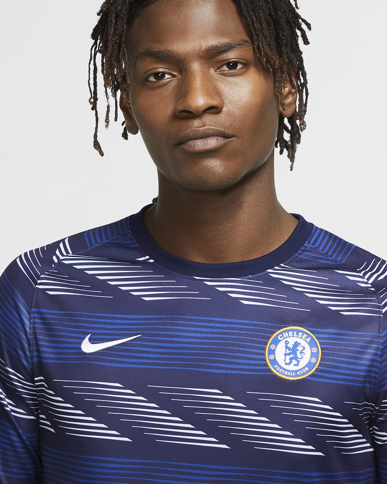 Chelsea Short-Sleeve Football Top - Cobalt Tint / Blackened Blue ...