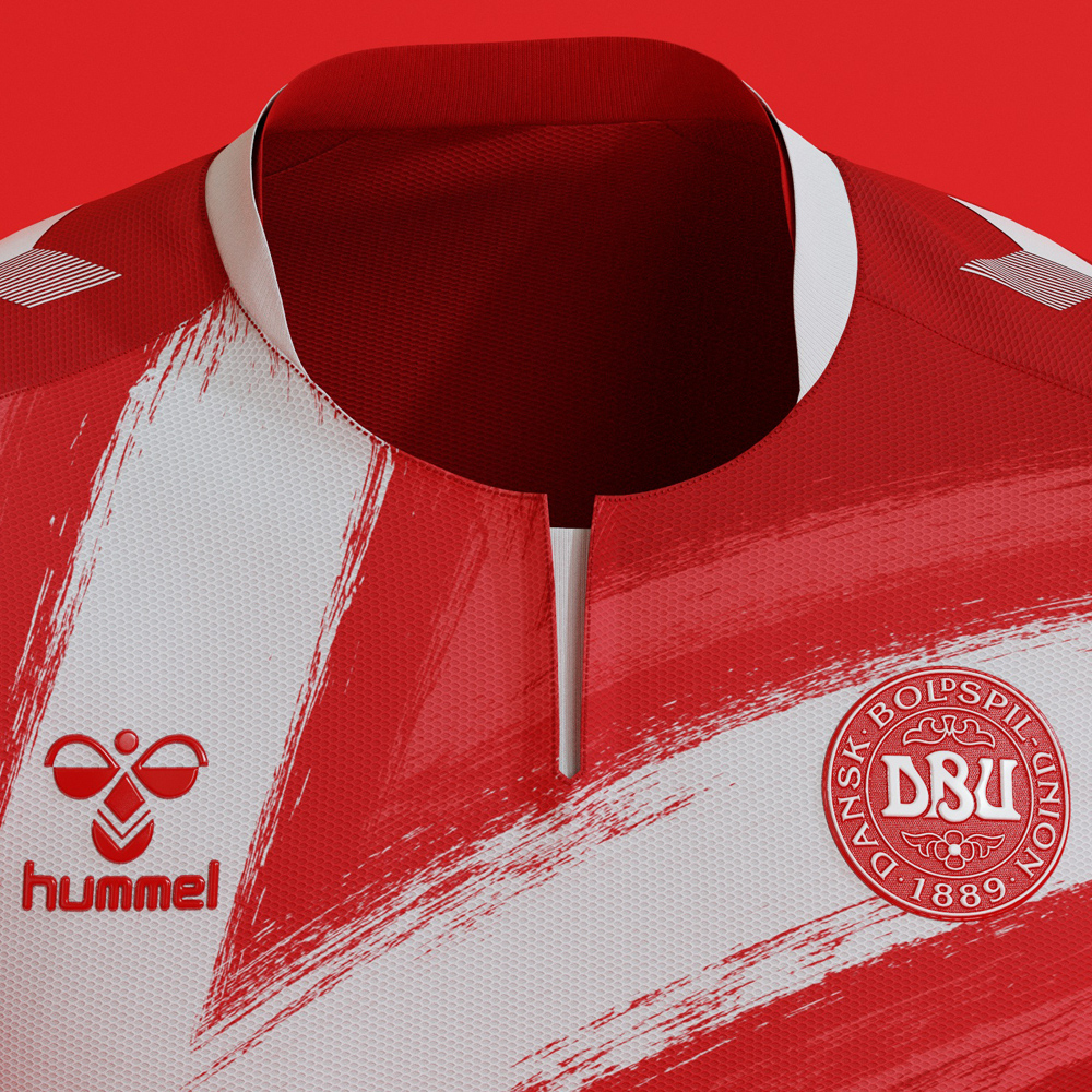 Denmark X Hummel Home Shirt Concept by Corinth - Football Shirt Culture ...