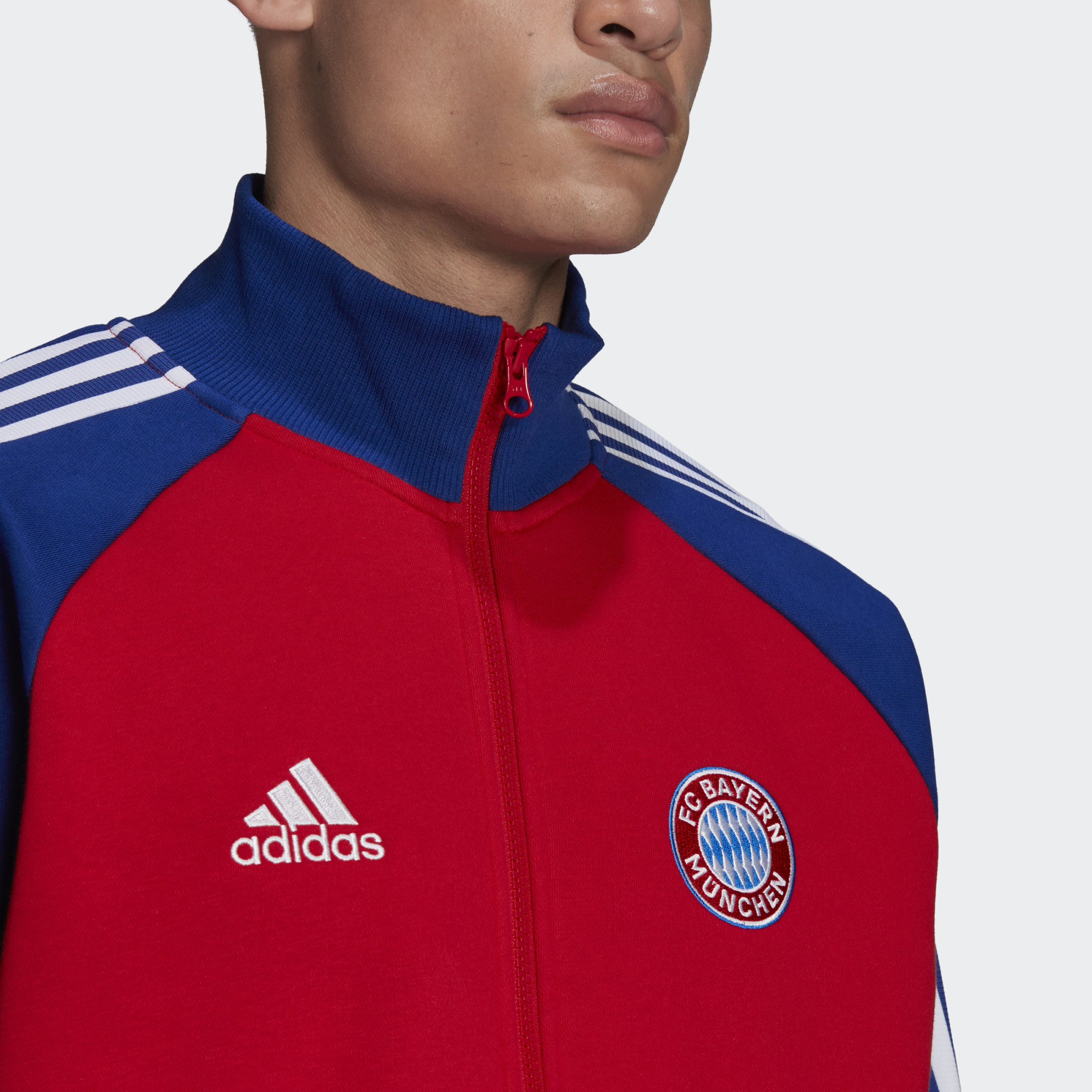 FC Bayern Tiro 21 Anthem Jacket - FCB True Red / Mystery Ink