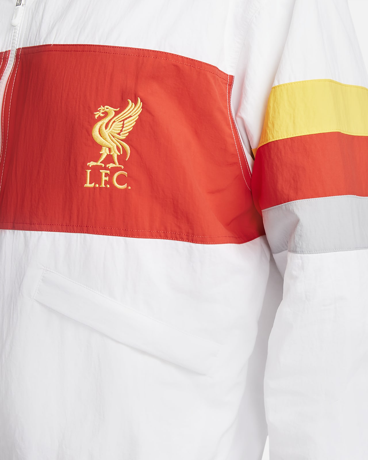 Liverpool 21/22 Woven Jacket - White / Rush Red / Wolf Grey / Chrome ...