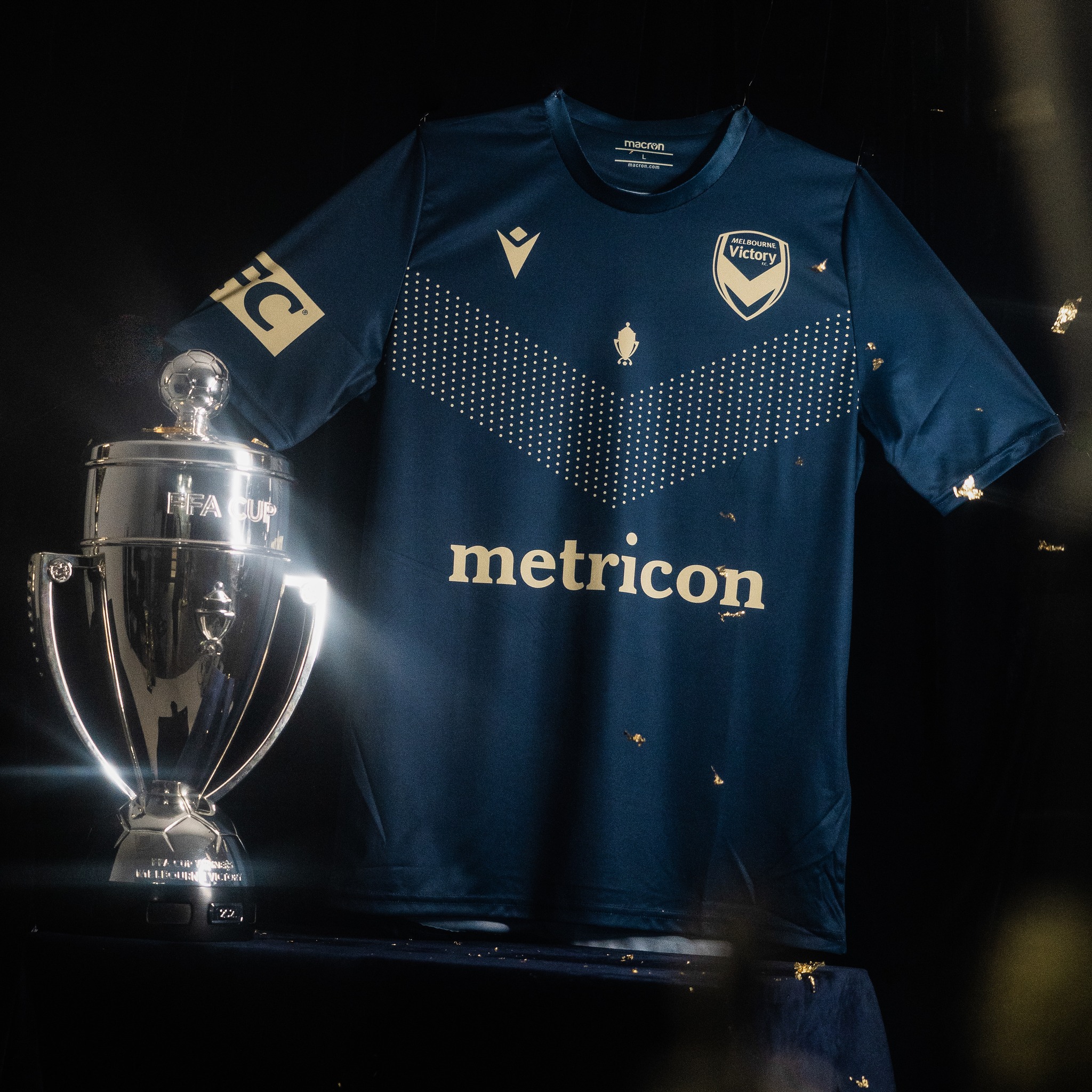 Melbourne Victory 2022 Macron FFA Cup Celebration Jersey