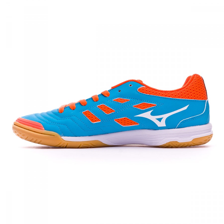 Mizuno Sala Classic II IN - Atomic Blue / Orange Crown Fish