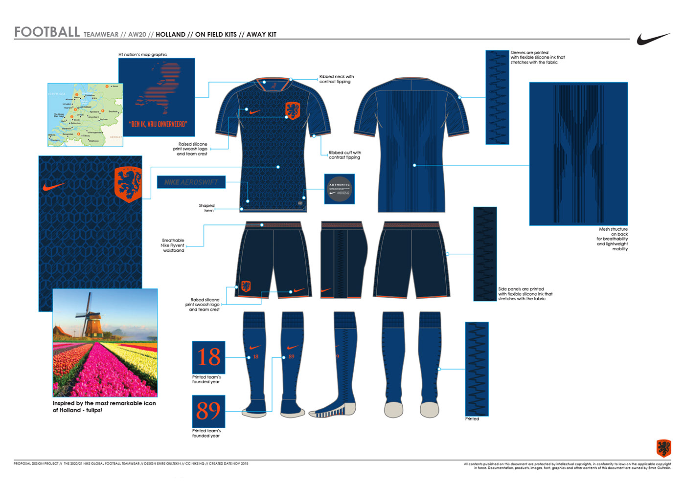 Netherlands 2020-21 Kit and Apparel Concepts by Emre Gultekin ...