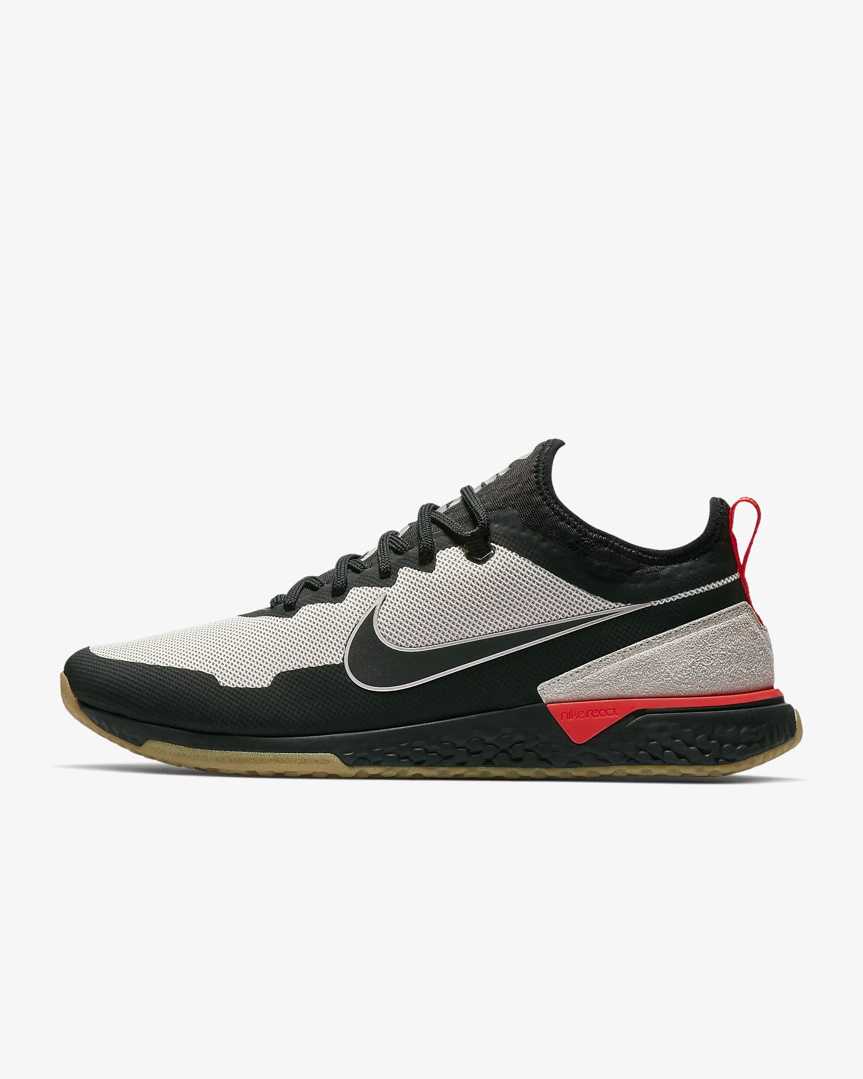 Nike F.C. Football Shoe - Desert Sand / Bright Crimson / Gum Light ...