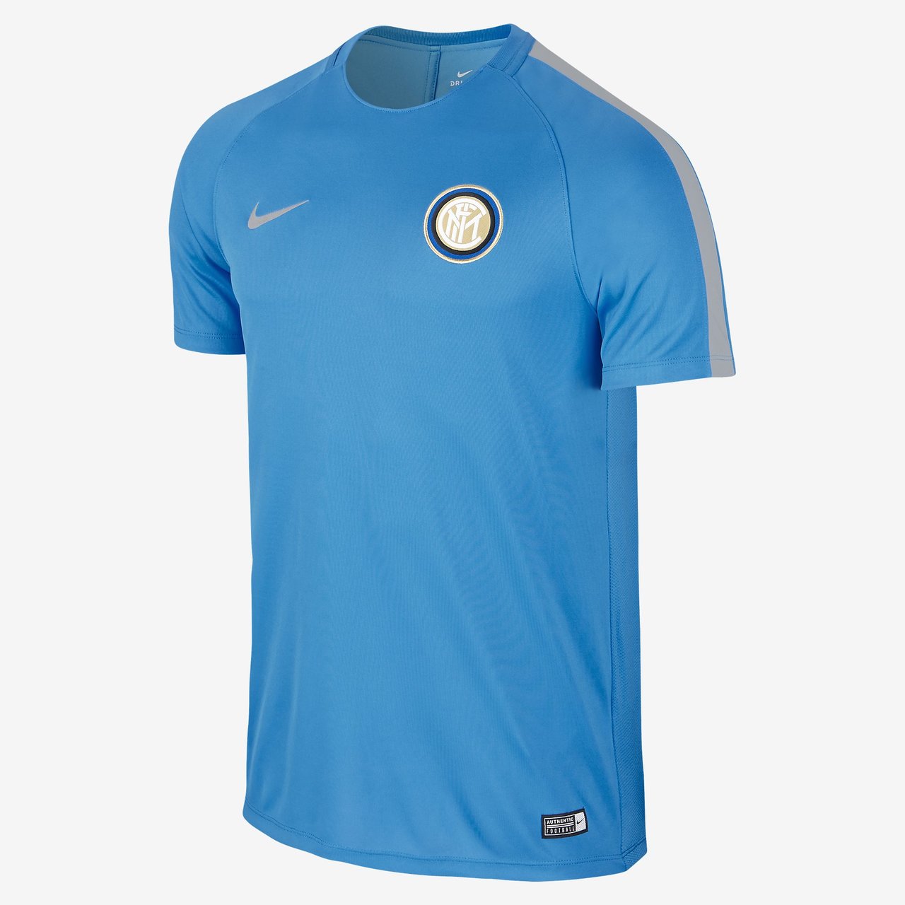 Nike Inter Milan Dry Football Top - Light Photo Blue / Wolf Grey / Wolf ...