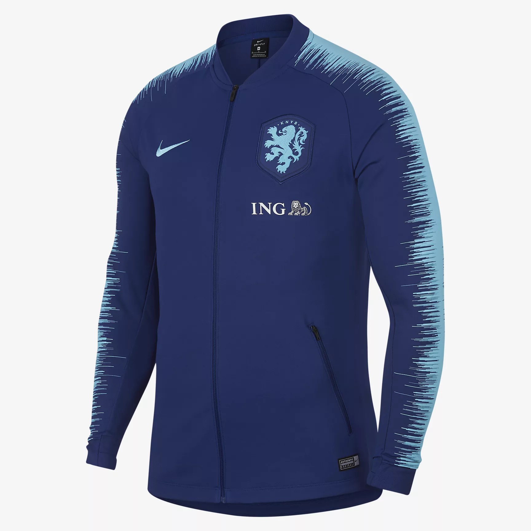 Nike Netherlands Anthem Jacket - Deep Royal Blue / Deep Royal Blue ...