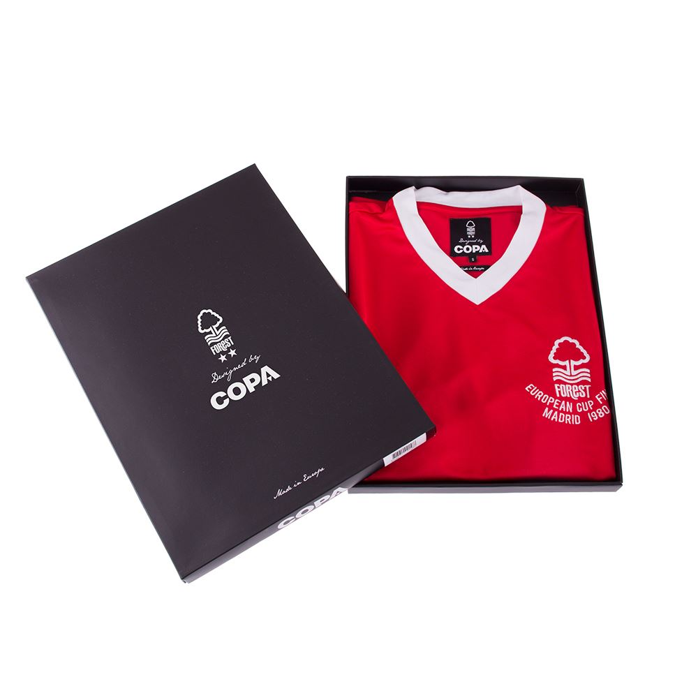 Nottingham Forest 1980 European Cup Final Copa Retro Shirt - Football ...