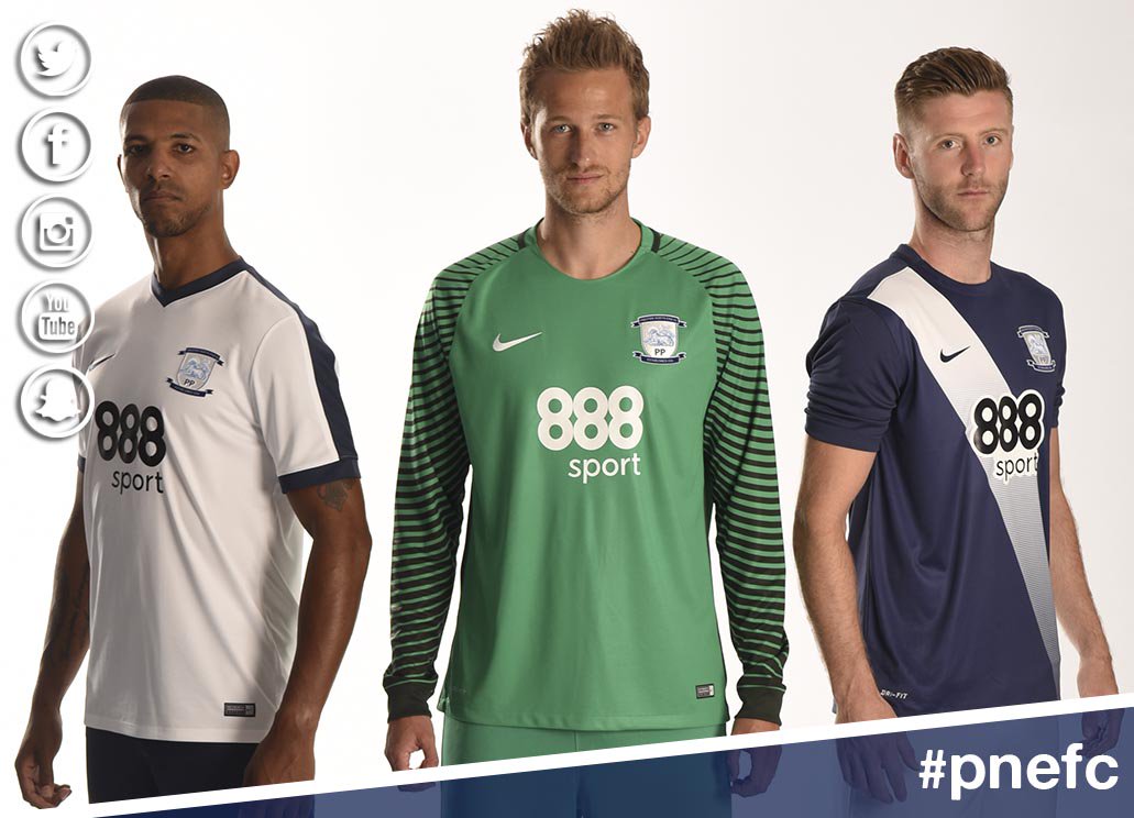 Preston North End 16/17 Nike Home & Away Kits - Football Shirt Culture ...