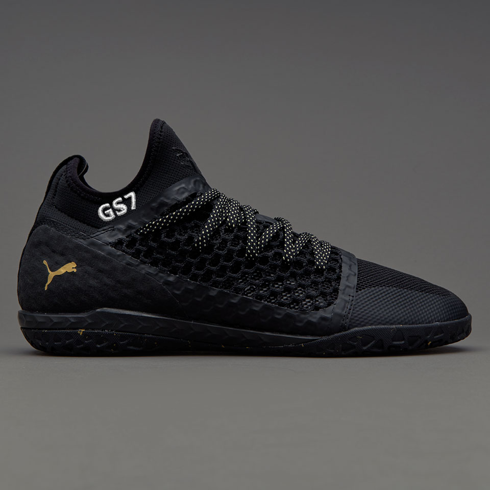 Puma 365 Ignite Netfit IN - Puma Black / Gold / Puma White - Football ...