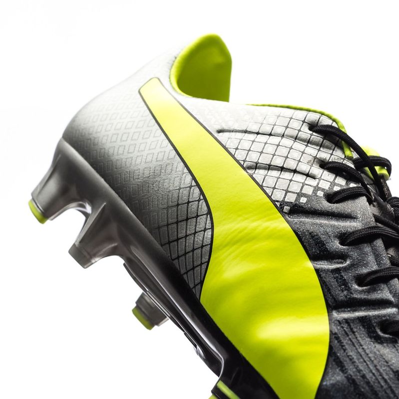 Puma evoPOWER 1.3 2016 C.P. FG - Silver Metallic / Black / Safety ...