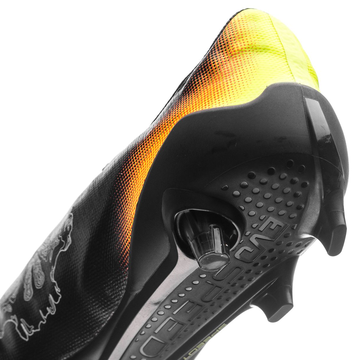 Puma evoSPEED SL II Graphic FG - Black / White / Safety Yellow / Orange ...