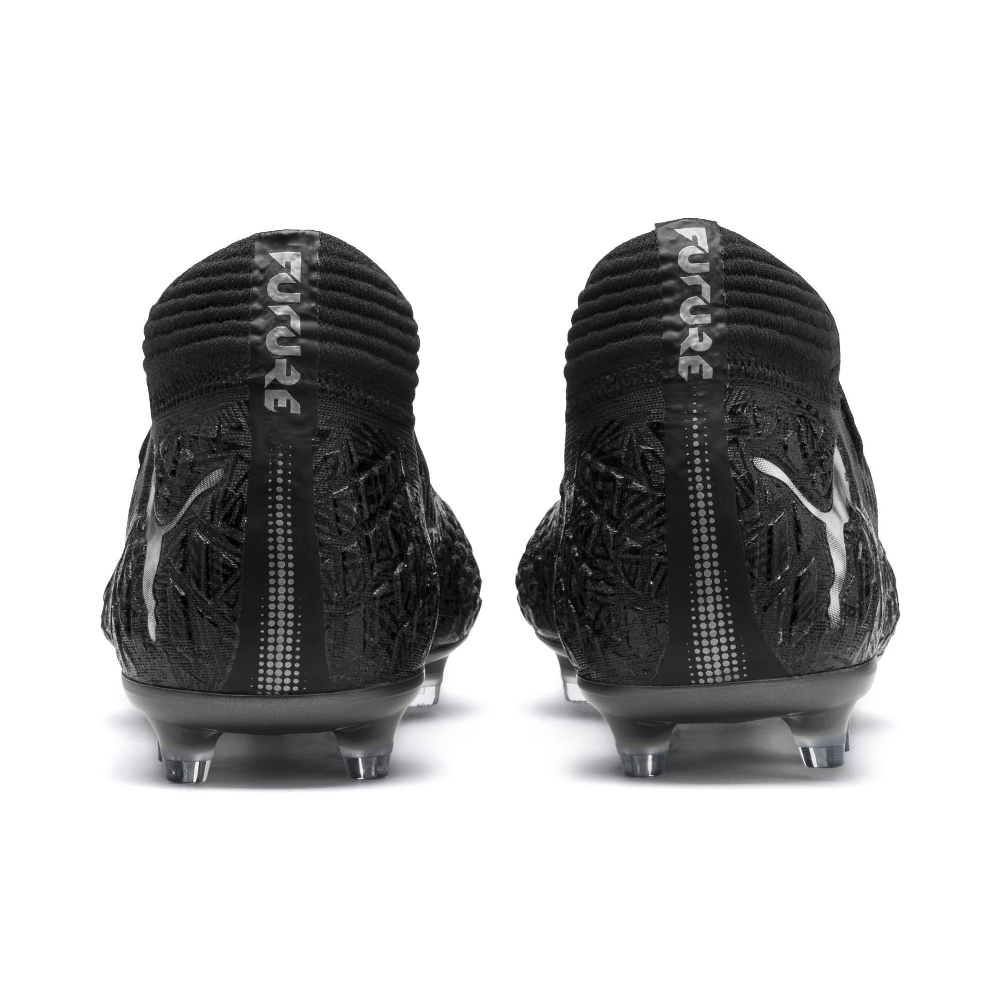 Puma Future 4.1 Netfit FG/AG - Black / Black / Puma Aged Silver ...