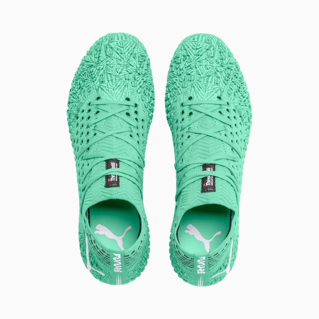 Puma Future 4.1 Netfit FG/AG Winterized - Green / Puma White - Football ...
