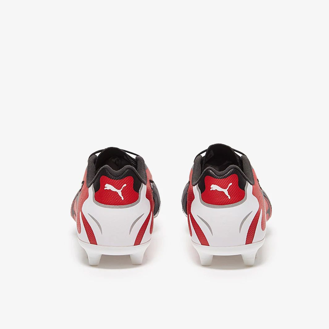 Puma Future Retro FG/AG - Puma White / Black / High Risk Red / Silver ...