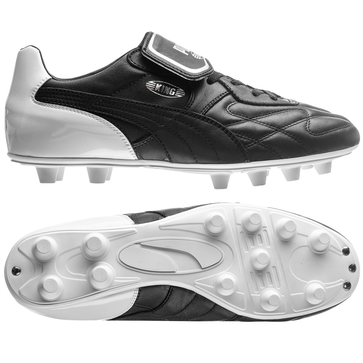 Puma King Top M.I.I PL FG - Black / Black / Puma Silver - Football ...