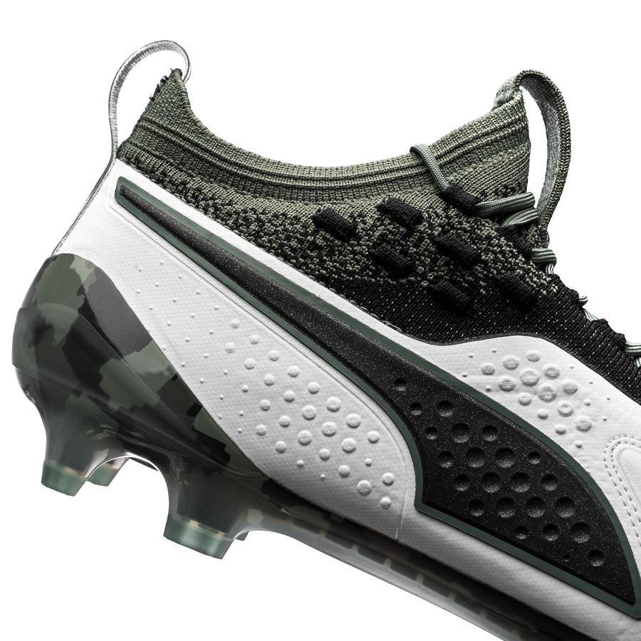 Puma One 1 LTH FG/AG Attack - Puma White / Puma Black / Laurel Wreath ...
