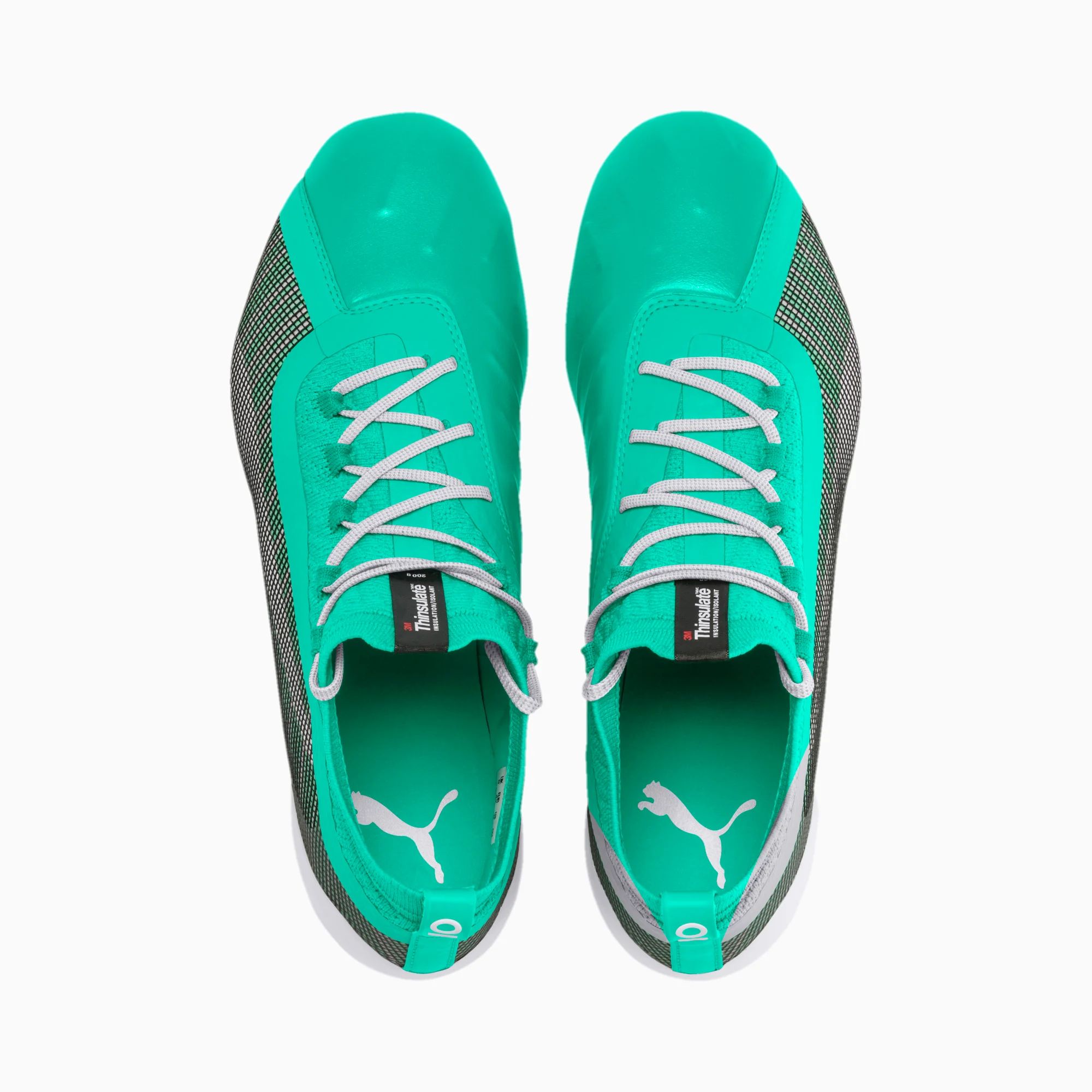 Puma One 5.1 FG/AG Winterized - Green / Puma White - Football Shirt ...