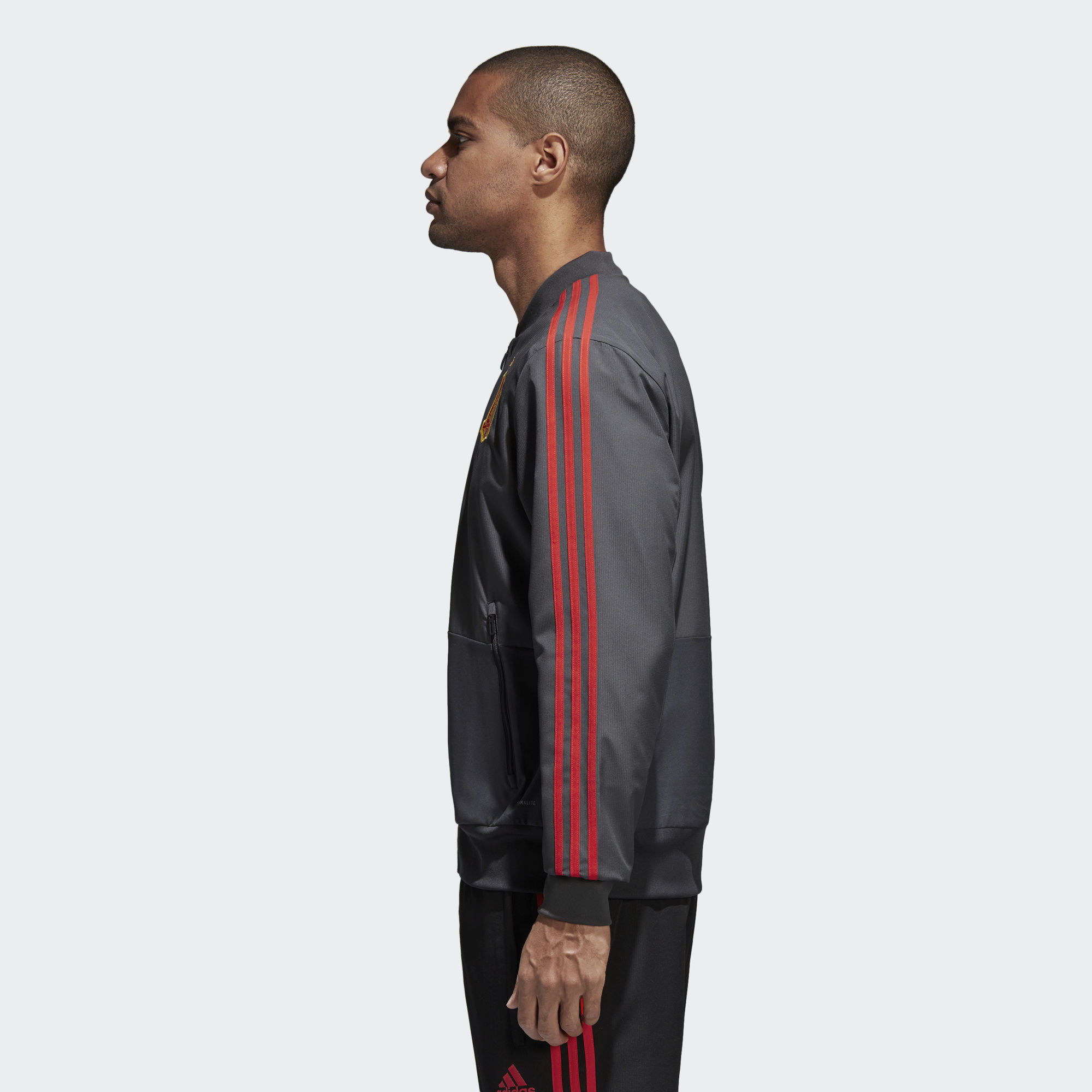 Spain 2018 World Cup Adidas Presentation Jacket - Solid Grey / Night ...