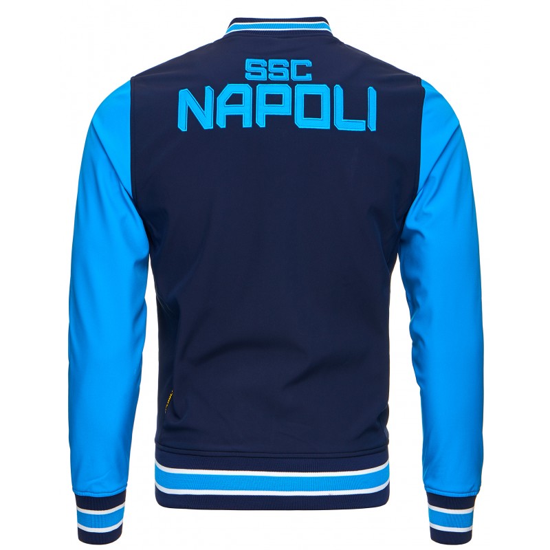 SSC Napoli 17/18 Kappa Representation Jacket - Blue Marine / Sky Blue ...