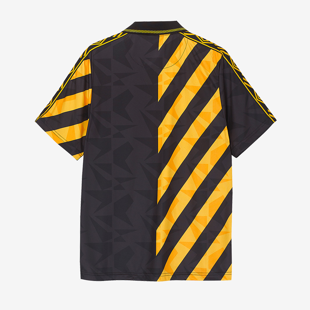 Umbro Factory Records Third Jersey - Yellow / Black - Football Shirt ...