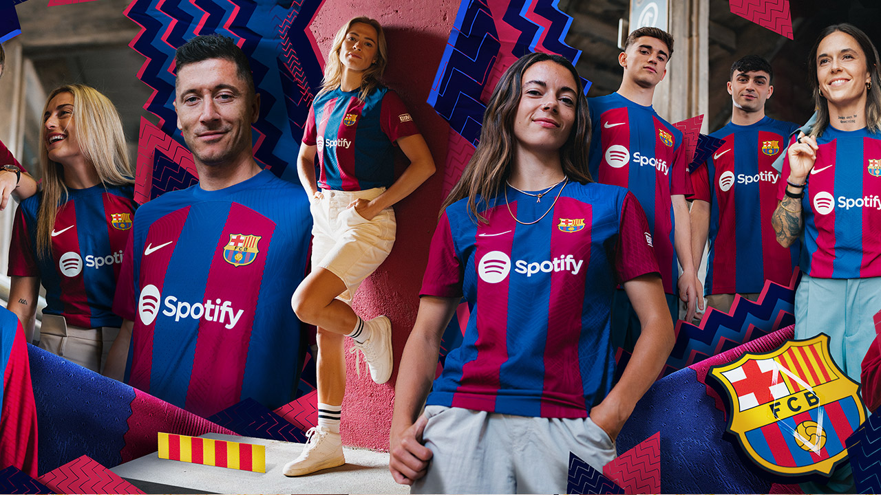 Barcelona 2023-24 Nike Home Kit Video - Football Shirt Culture - Latest ...