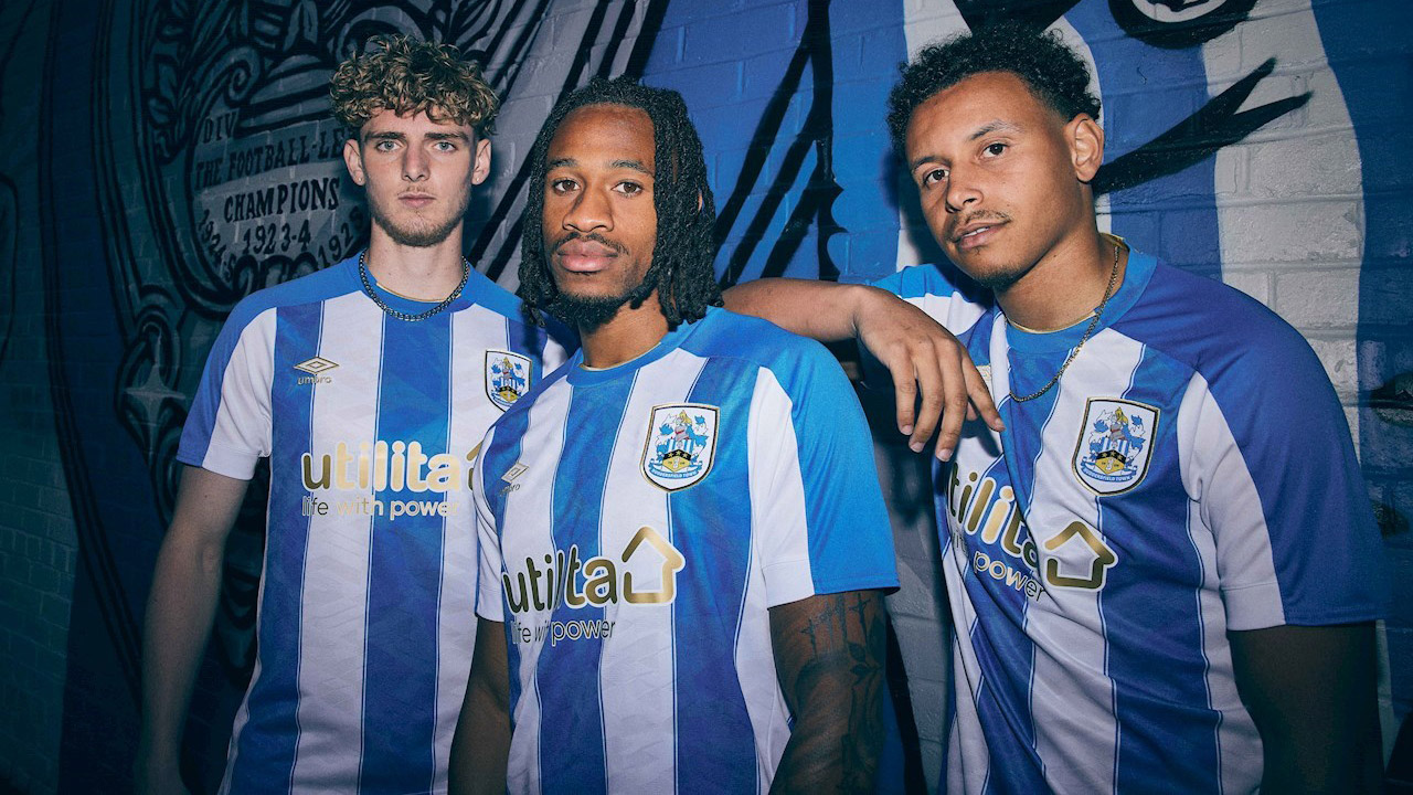 Huddersfield Town 2023-24 Umbro Home Kit Video - Football Shirt Culture ...