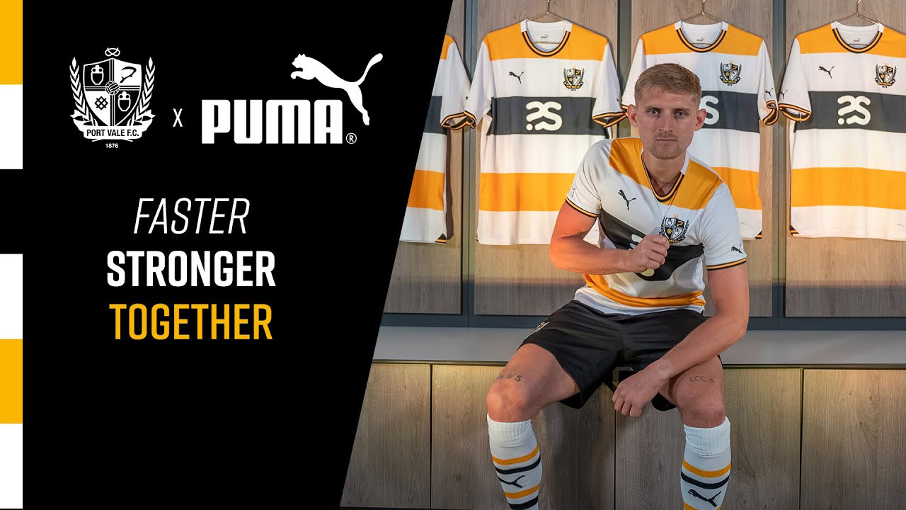 Port Vale 2023-24 Puma Home Kit Revealed - Football Shirt Culture ...