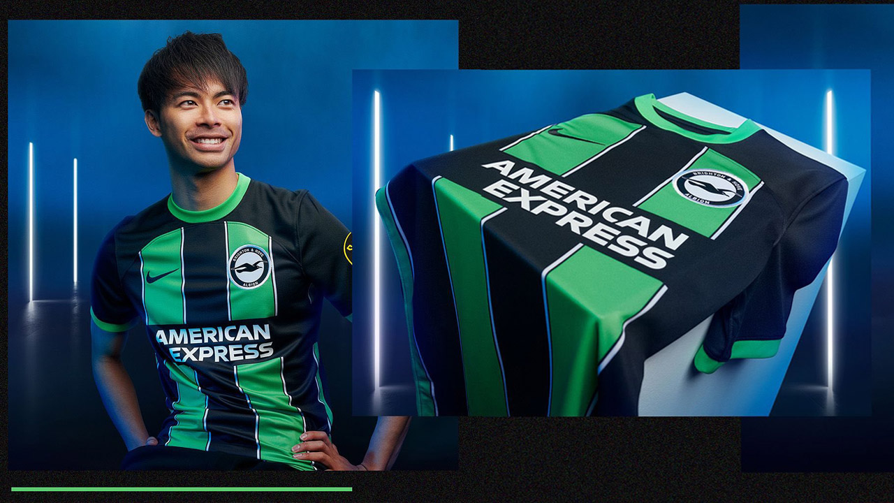 Brighton & Hove Albion 2023-24 Away Shirt Video